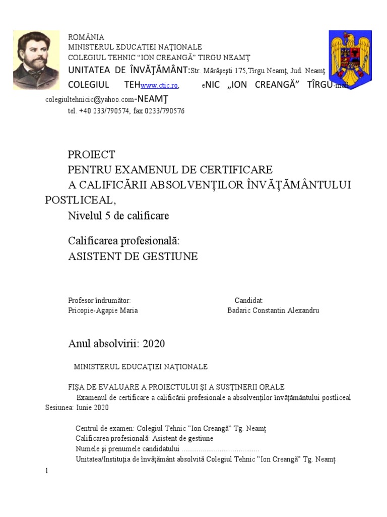 Atestat Contabilitatea Salariilor Actualizat | PDF