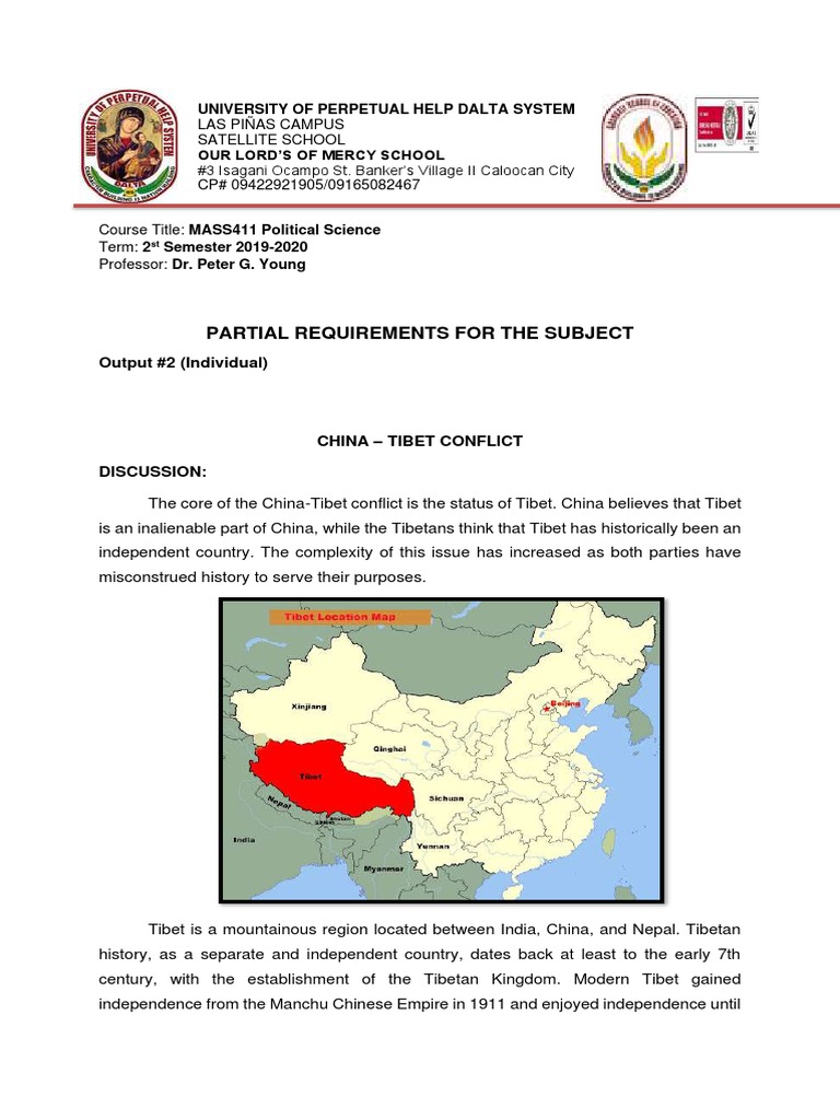 Political Science: China-Tibet Conflict | PDF | Tibetan Buddhism ...
