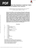CFD Simulation of Finocyl Grain in Solid Propellant Rocket Motor | PDF ...