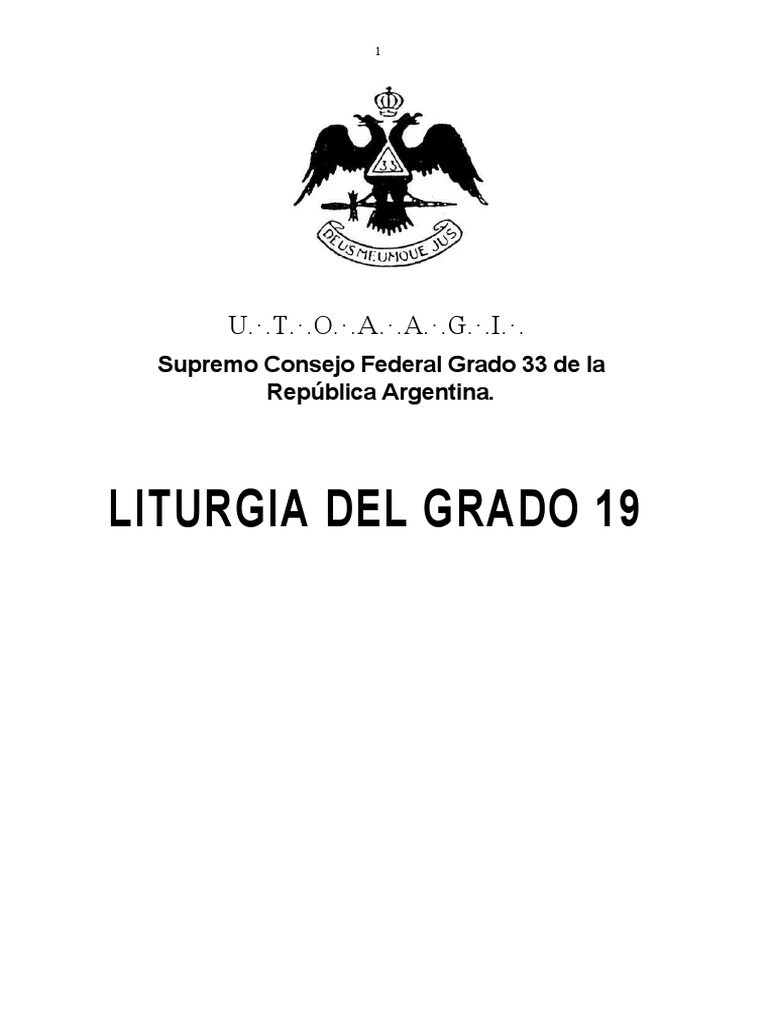 Grado 19º Word | PDF | Masonería | Alma