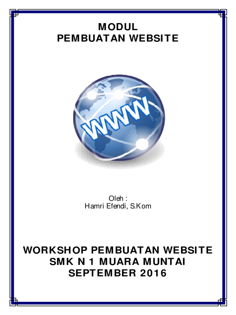 Modul Workshop Pembuatan Website | PDF