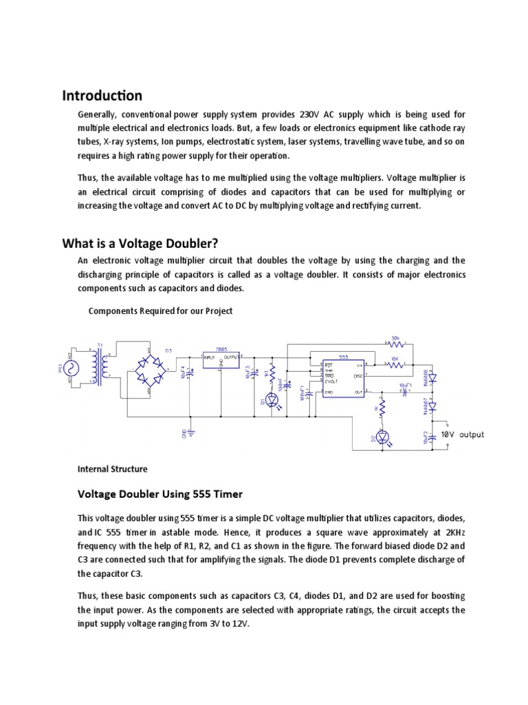 Voltage Doubler A | Download Free PDF | Diode | Capacitor