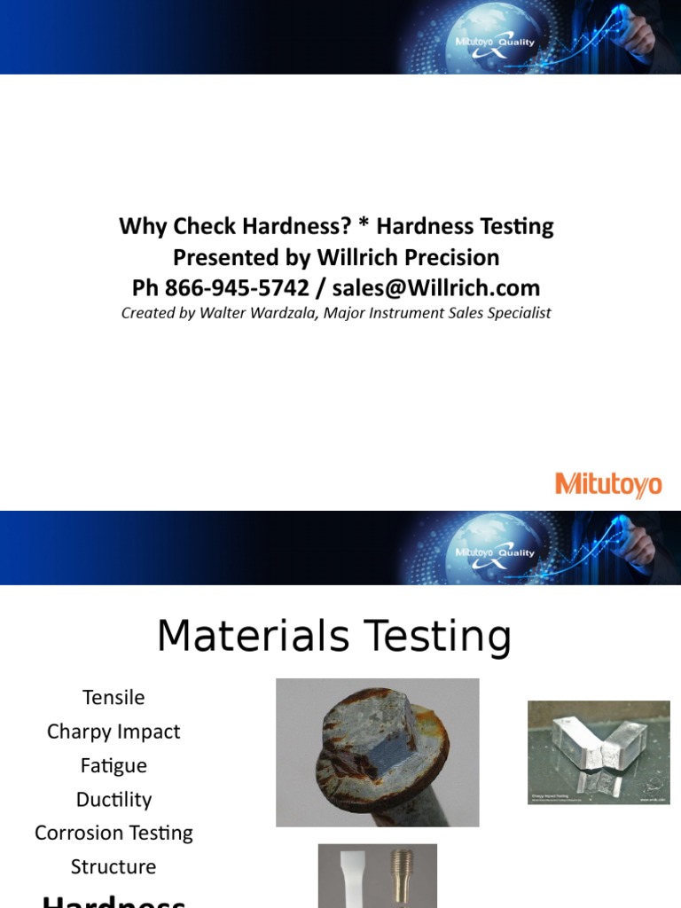 Why Check Hardness? Understanding Material Properties and Testing ...