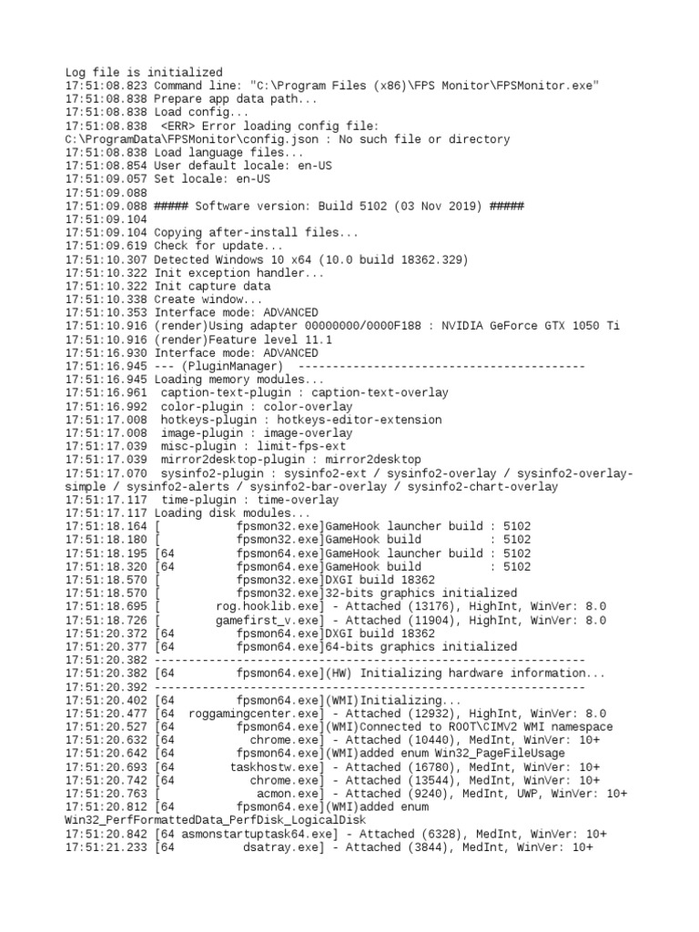 FPSMonitor | PDF | Computer Engineering | Computer Architecture