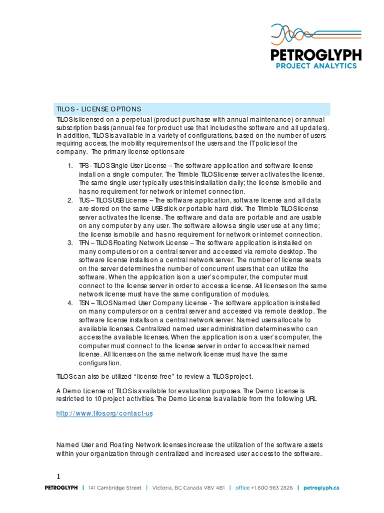 TILOS License Information | PDF | Microsoft Excel | Library (Computing)