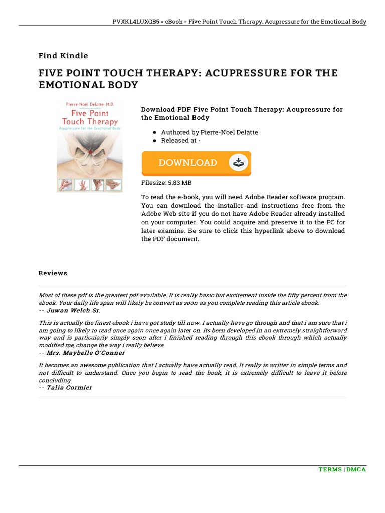 Five Point Touch Therapy Acupressure For The Emo | PDF