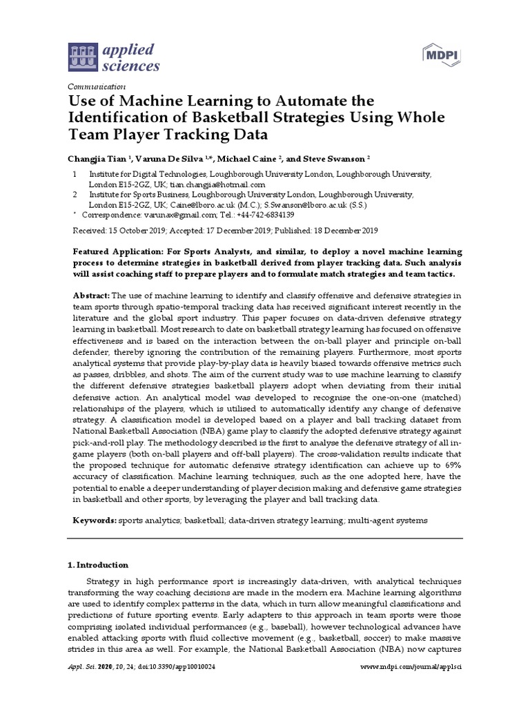 Use of Machine Learning To Automate The Identifica | PDF | Receiver Operating Characteristic ...