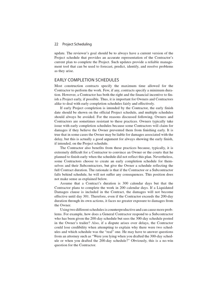 Early Completion Schedules | PDF | Justice | Crime & Violence