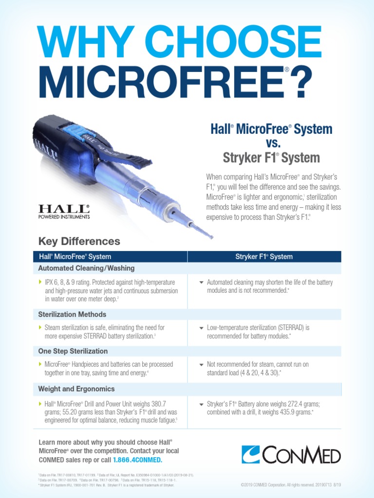 MicroFree Vs Stryker F1 | Download Free PDF | Nature