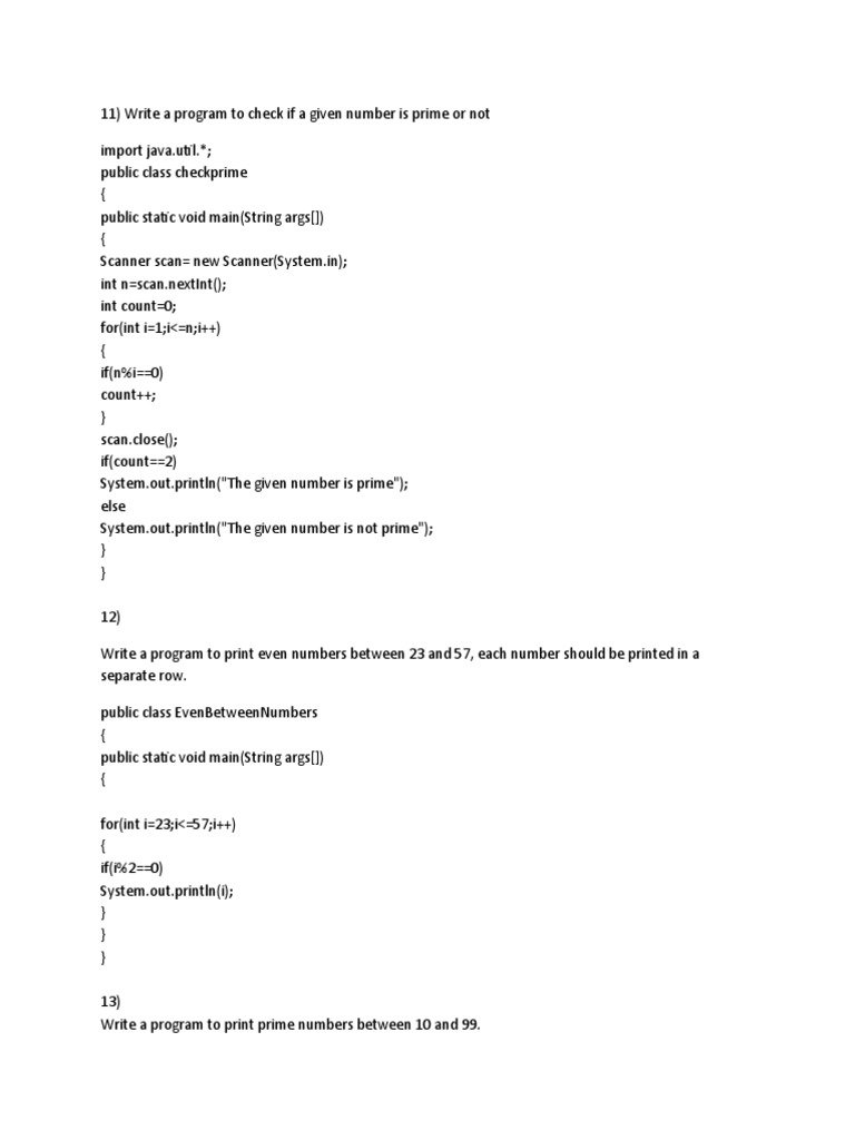 Assignment 2 - Flow Conrtrol Statement - Part 2 | PDF