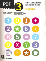 Ficha Tecnica de La Pruebas Tedi-Math | PDF | Evaluación | Cognición