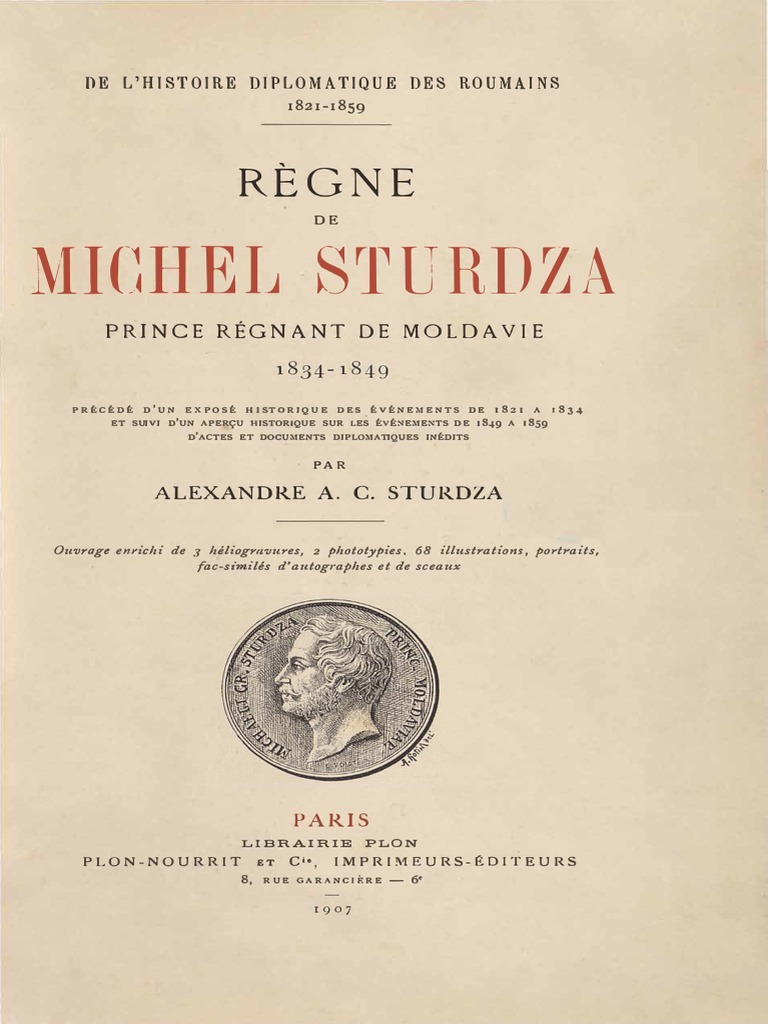 Domnia Lui Sturdza | PDF | Empire Ottoman | Empire russe