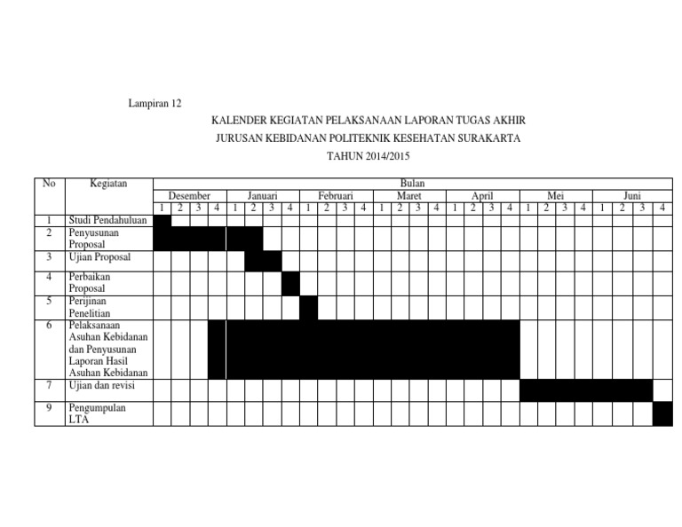 Kalender Kegiatan PDF | PDF