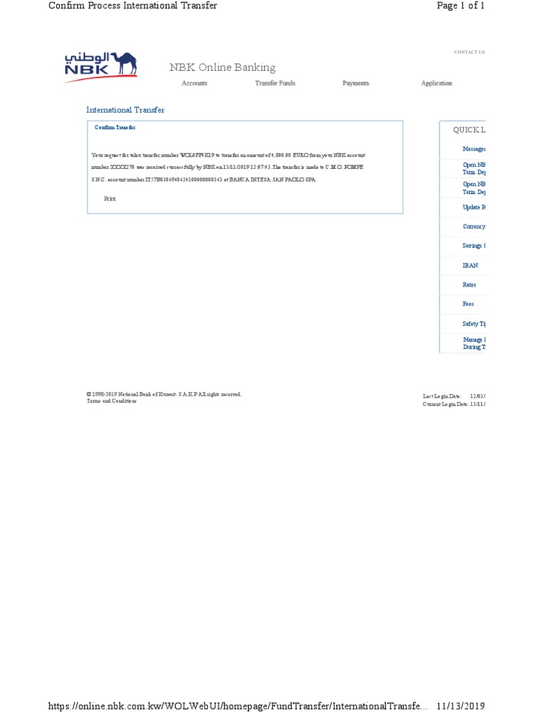 Transfer | PDF | Banking | Payments