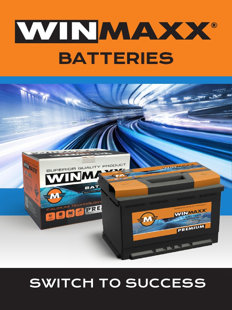 WINMAXX Battery Series Overview | PDF | Truck | Manufactured Goods