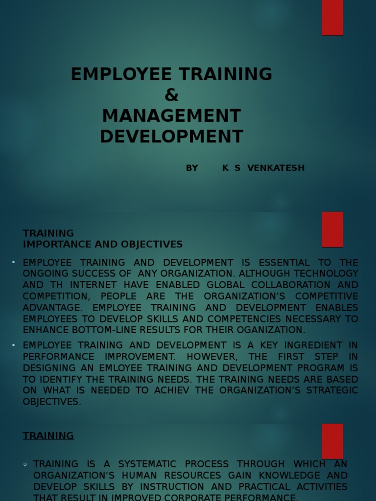 Employee Training & Development Guide | PDF | Competence (Human ...