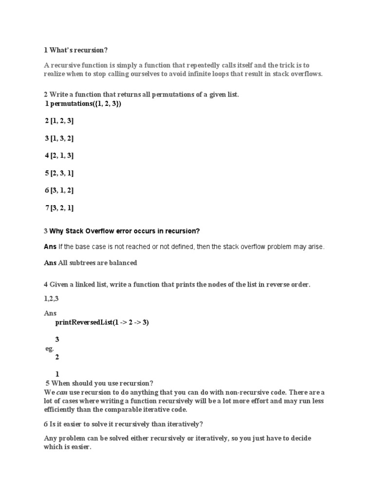 Day 1 PI RECURSION | PDF | Recursion | Mathematical Logic Day 1 PI RECURSION | PDF | Recursion | Mathematical Logic