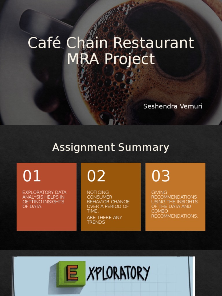 Café Chain Restaurant Project | PDF | Food And Drink | Business