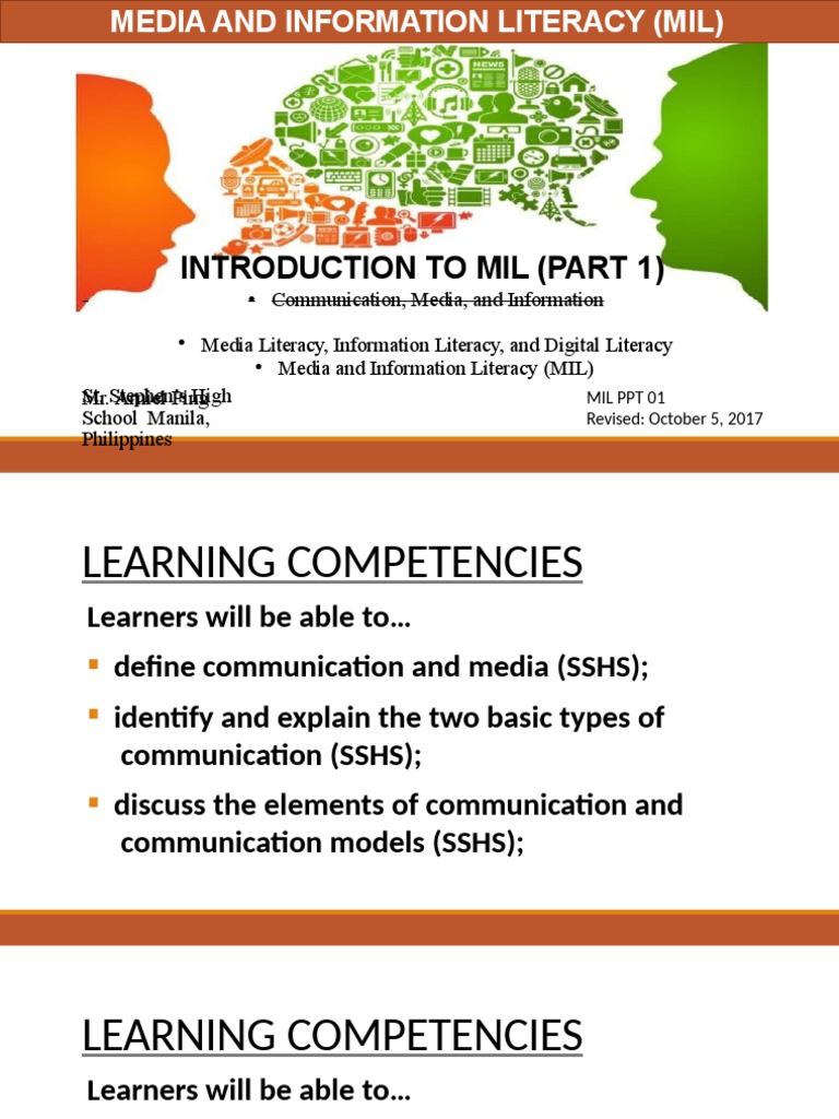 Introduction To Mil (Part 1) | PDF | Information Literacy | Literacy