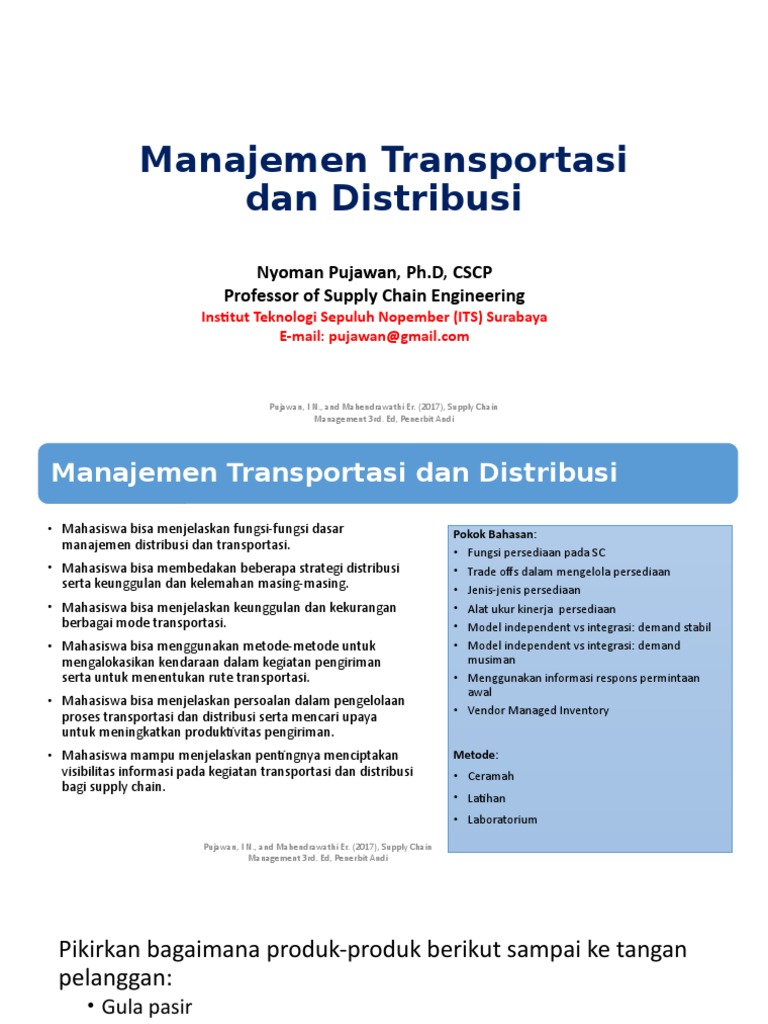 Bab 8 SCM 2018 Nyoman Pujawan | PDF