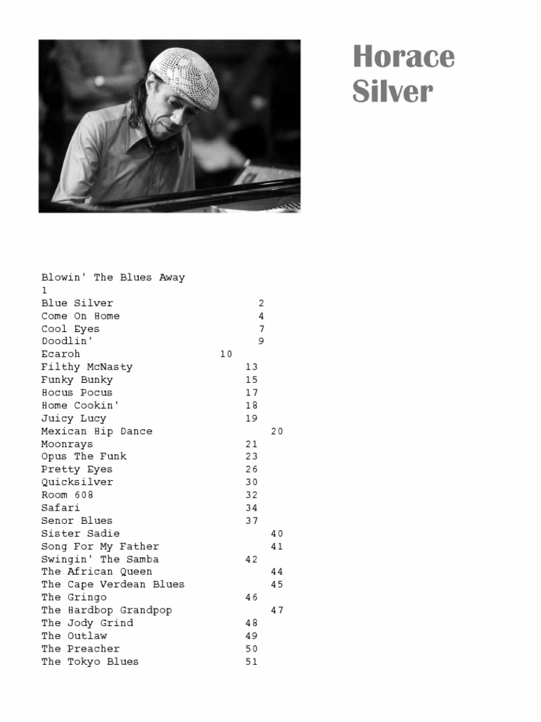 Horace Silver | PDF