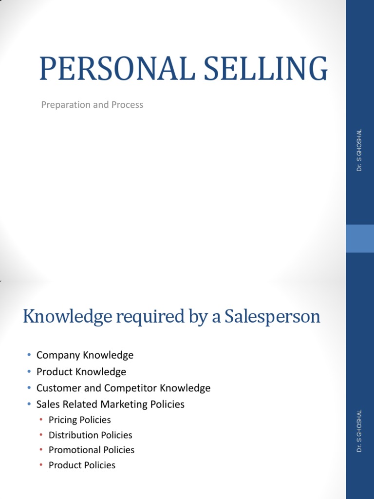 Personal Selling | PDF | Sales | Business