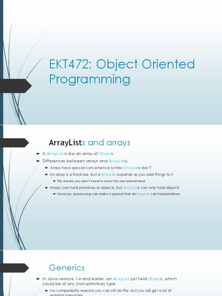 ArrayList and Iterator | PDF | Array Data Type | Class (Computer ... ArrayList and Iterator | PDF | Array Data Type | Class (Computer ...