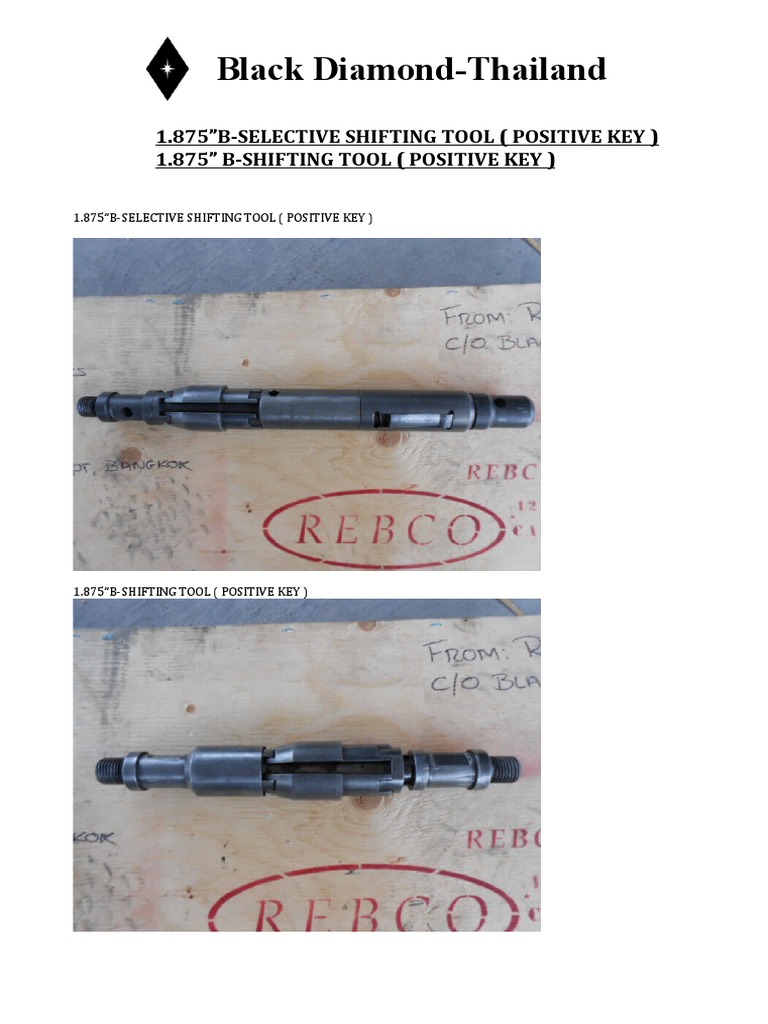 1.875 B-Selective Shifting Tool (Positive Key) | PDF