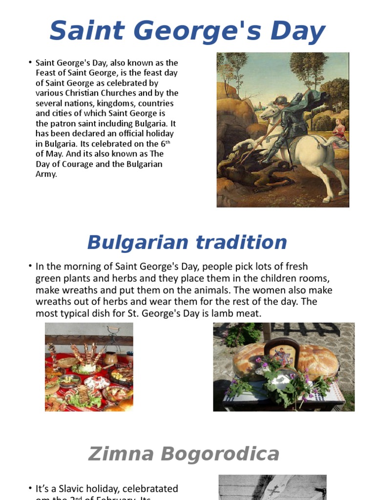 Saint George's Day | PDF | Holidays | Observances