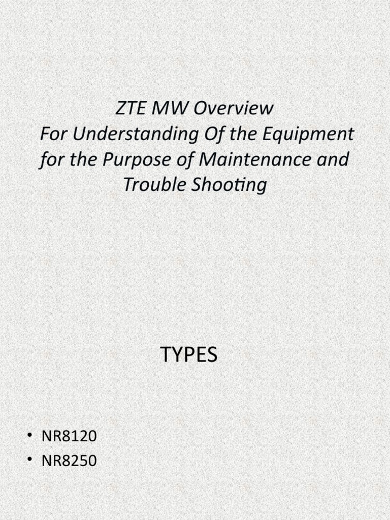 ZTE MW Local Operation Guide | PDF | Internet Protocols ...