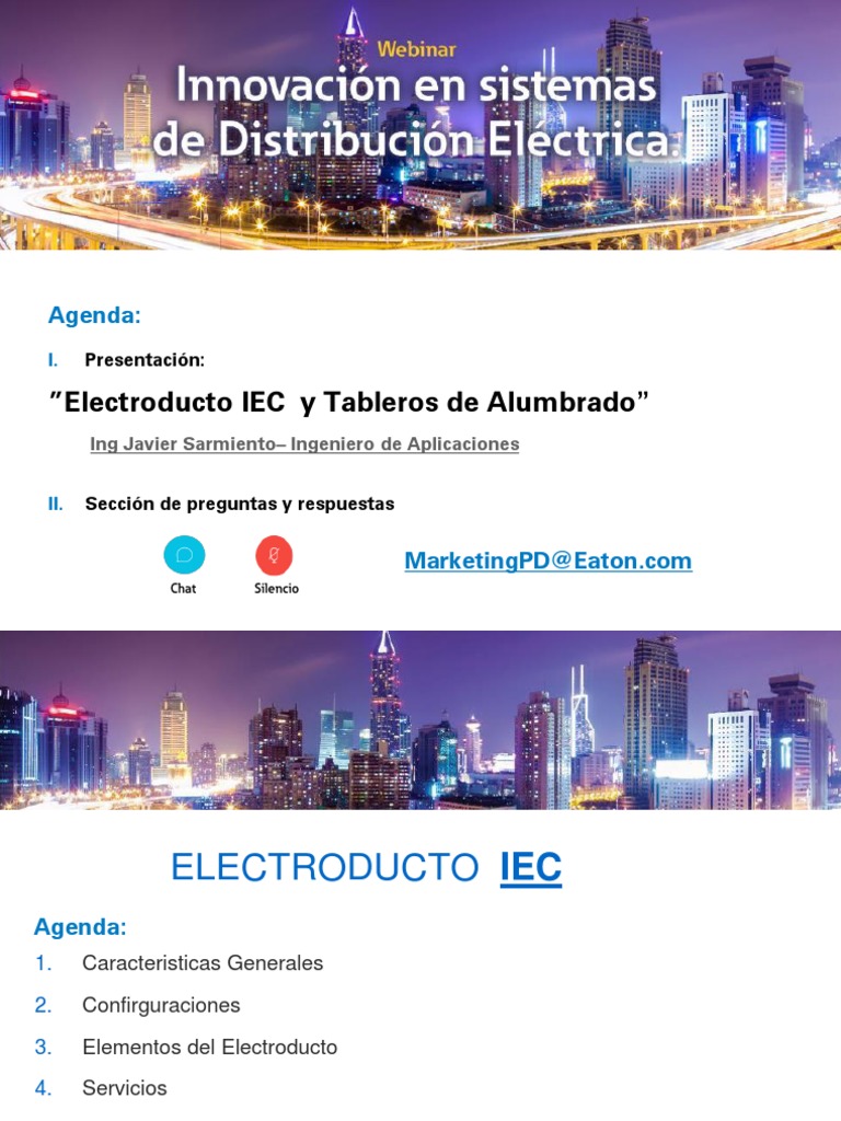 Electroducto y Tableros de Alumbrado EATON POWER DISTRIBUTION MEX | PDF ...