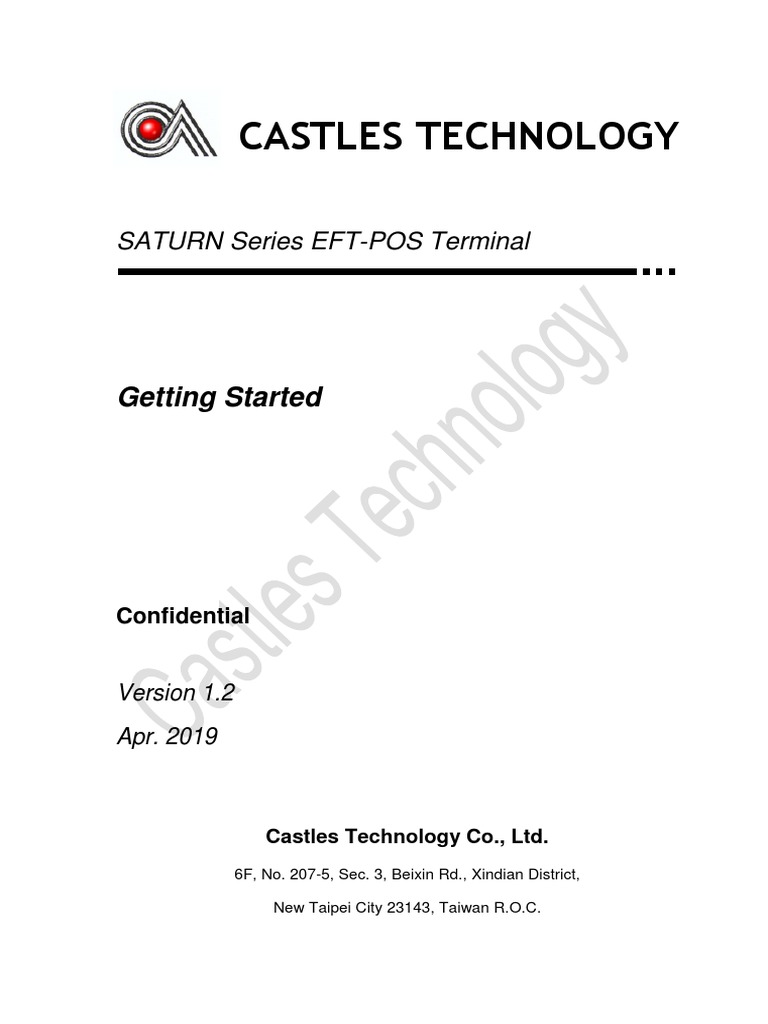 Saturn Series Terminal User Manual | PDF | Android (Operating System ...