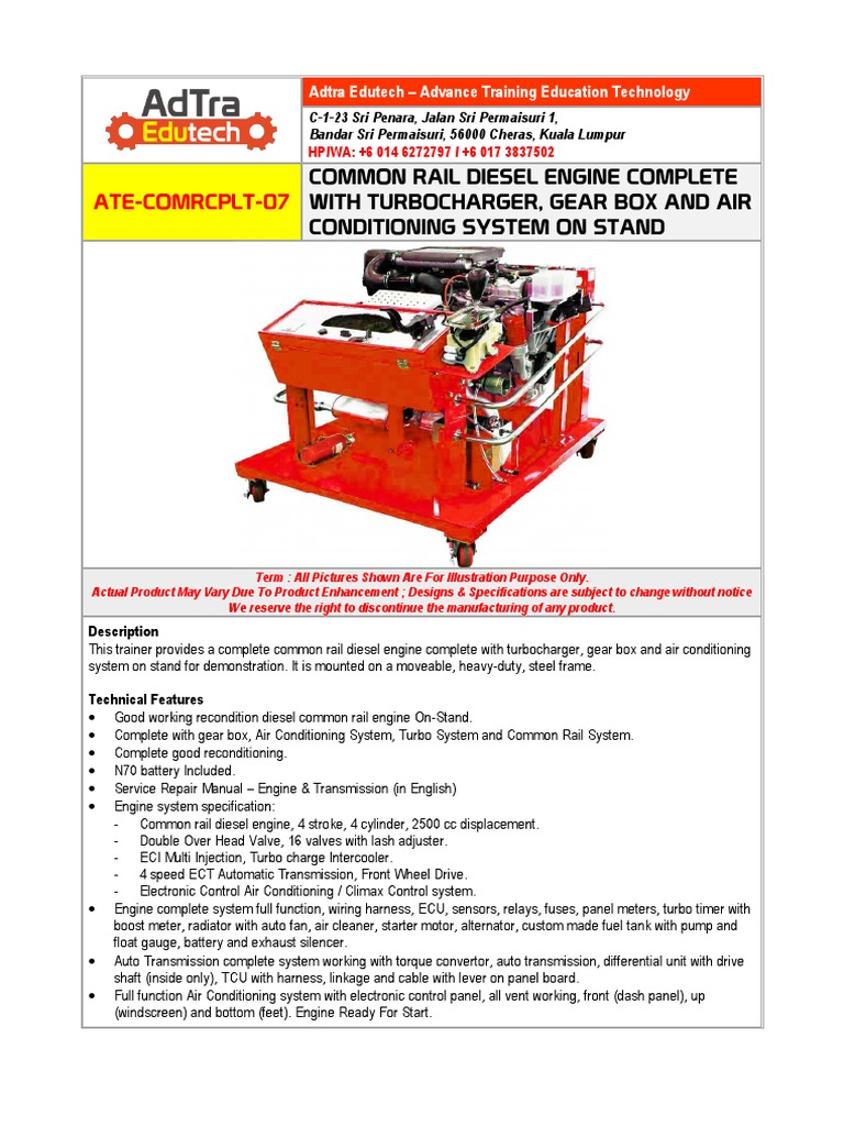 A Comprehensive Technical Overview and Specifications of a Fully ...