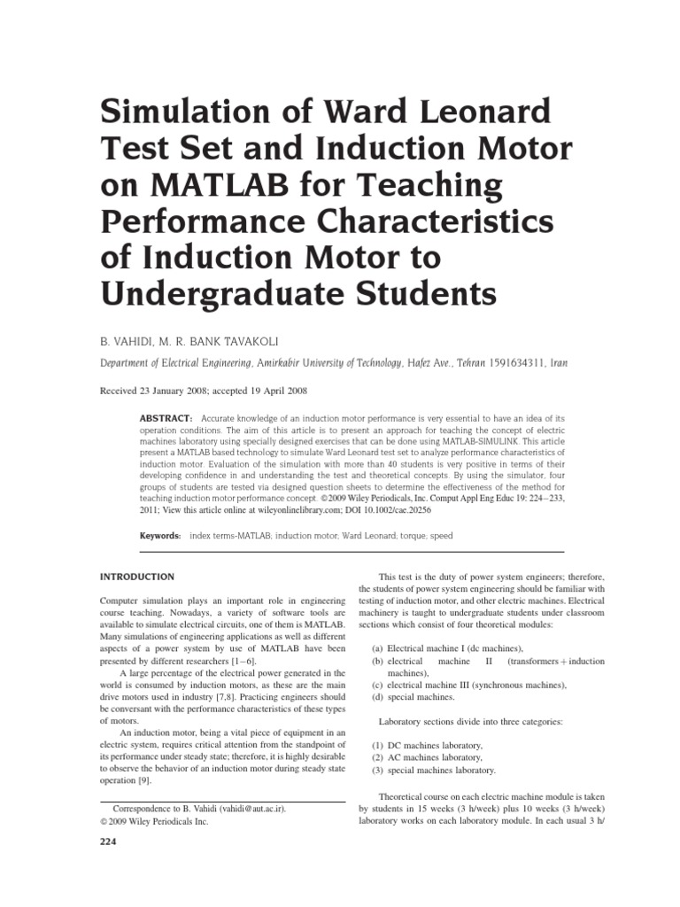 Dokumen - Tips - Simulation of Ward Leonard Test Set and Induction ...