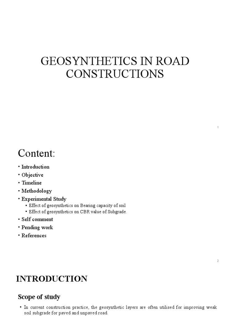 Geosynthetics in Road Constructions | PDF | Geotechnical Engineering ...
