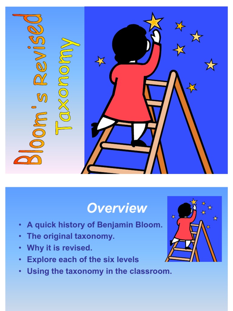 Blooms Revised Taxonomy Presentation For Teachers New | PDF | Thought ...