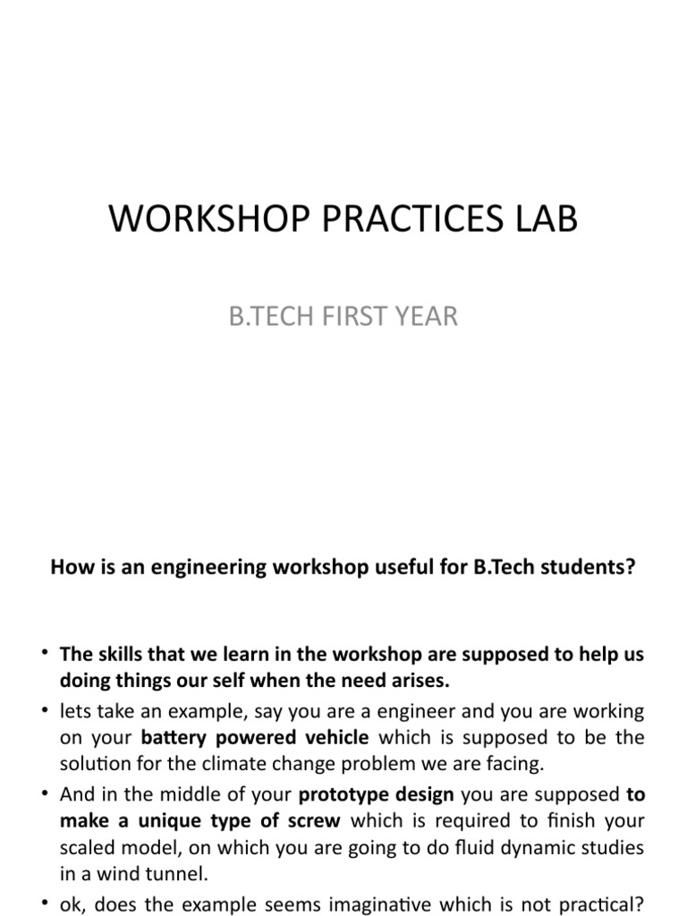 First Year Engineering Workshop Manual | PDF | Machining | Forge