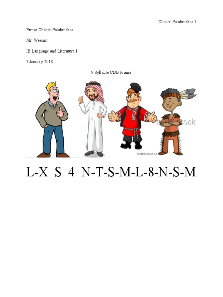 9 Syllable CDB Frame | PDF