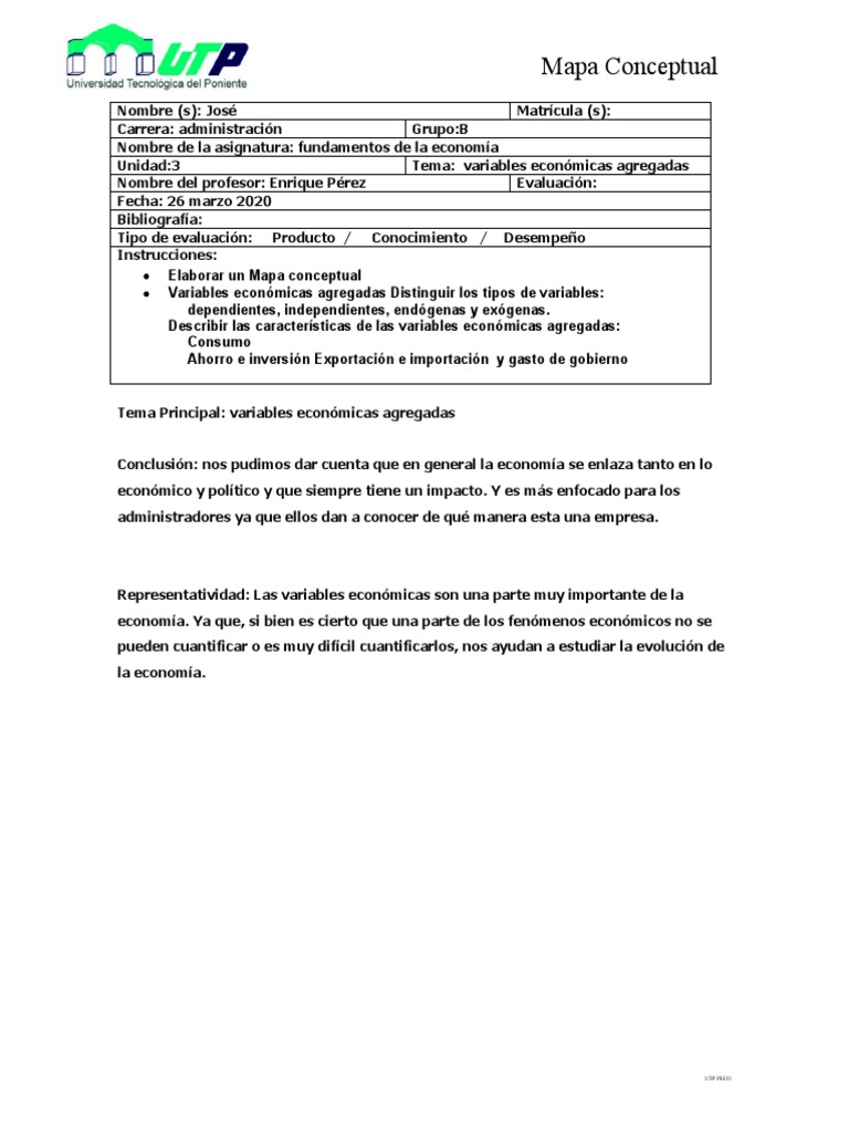 Mapa Variables Economicas | PDF | Mapa | Economias