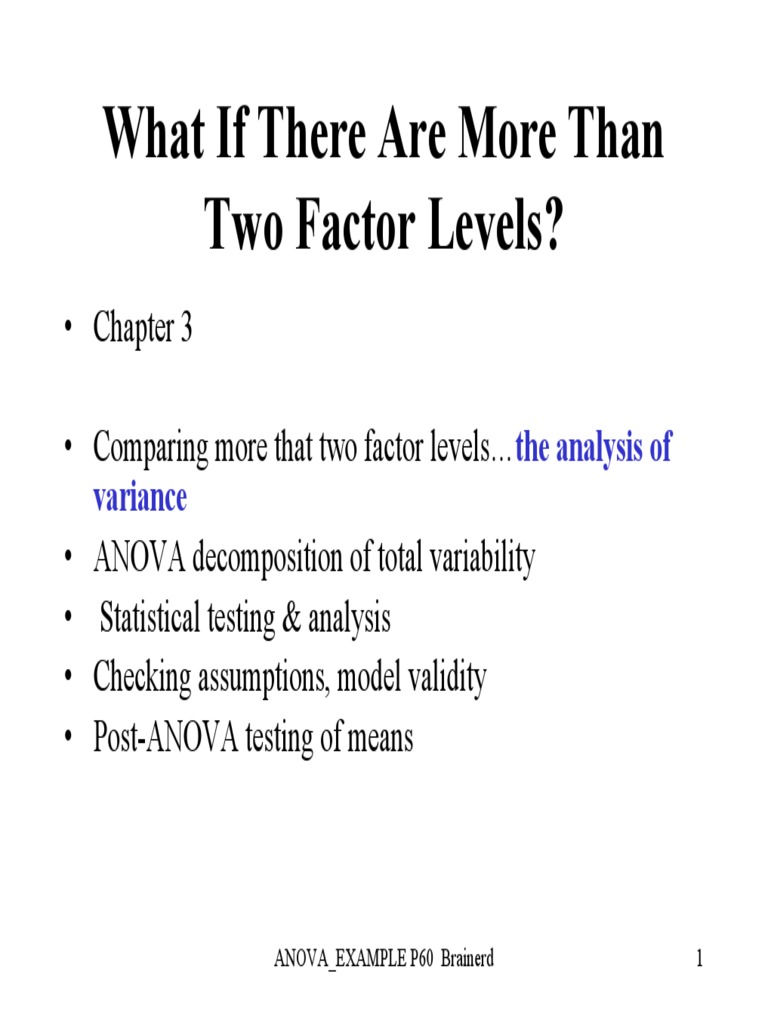 Anova - Example - P60 - 69 | PDF | Analysis Of Variance | Errors And ...