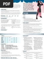 Masks - Character Sheet | PDF