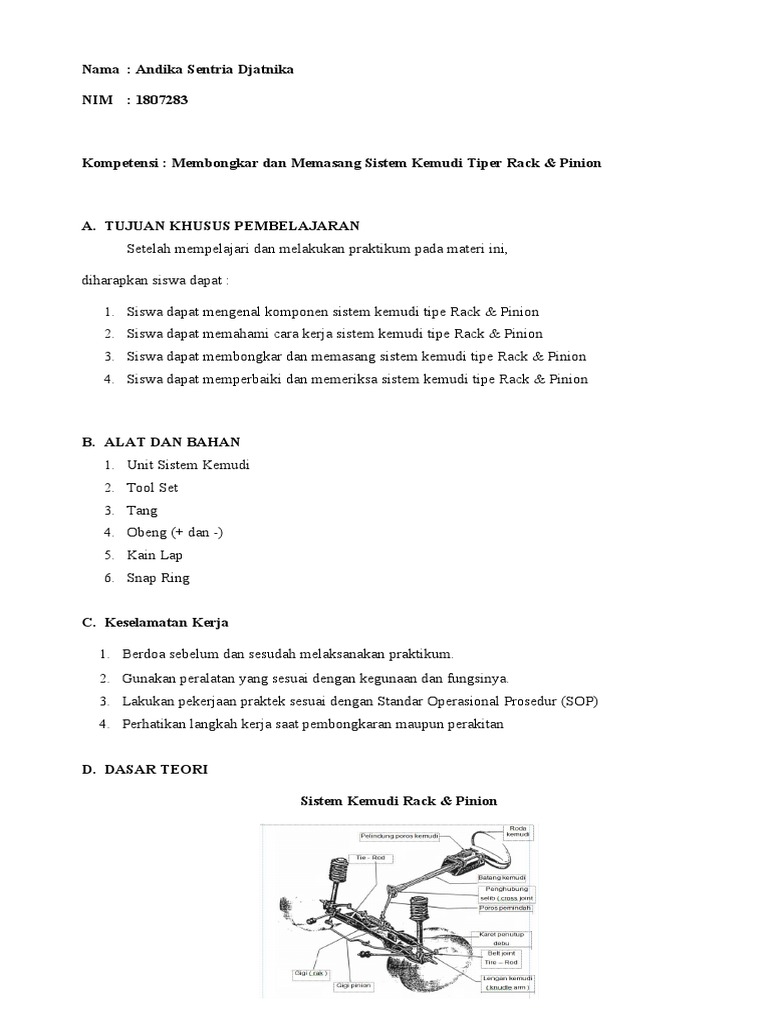 Modul Rack & Pinion | PDF | Griya & Taman