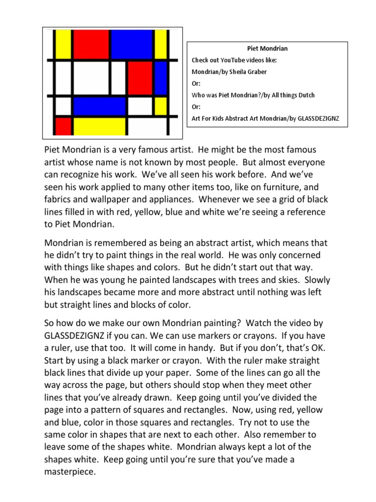 Mondrian | PDF