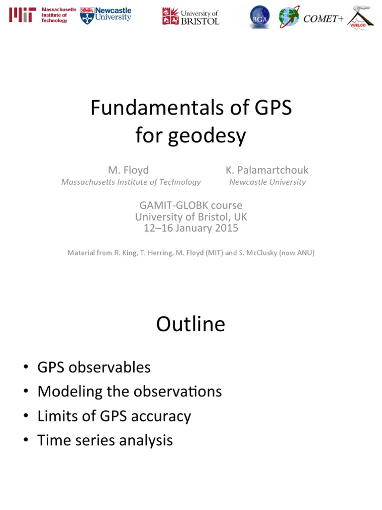 Fundamentals of GPS For Geodesy | PDF | Global Positioning System ...