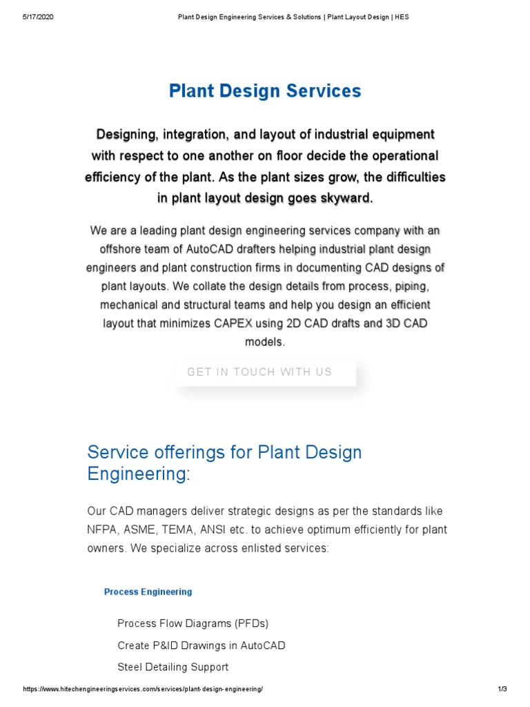 Plant Design Engineering | Download Free PDF | Computer Aided Design ...