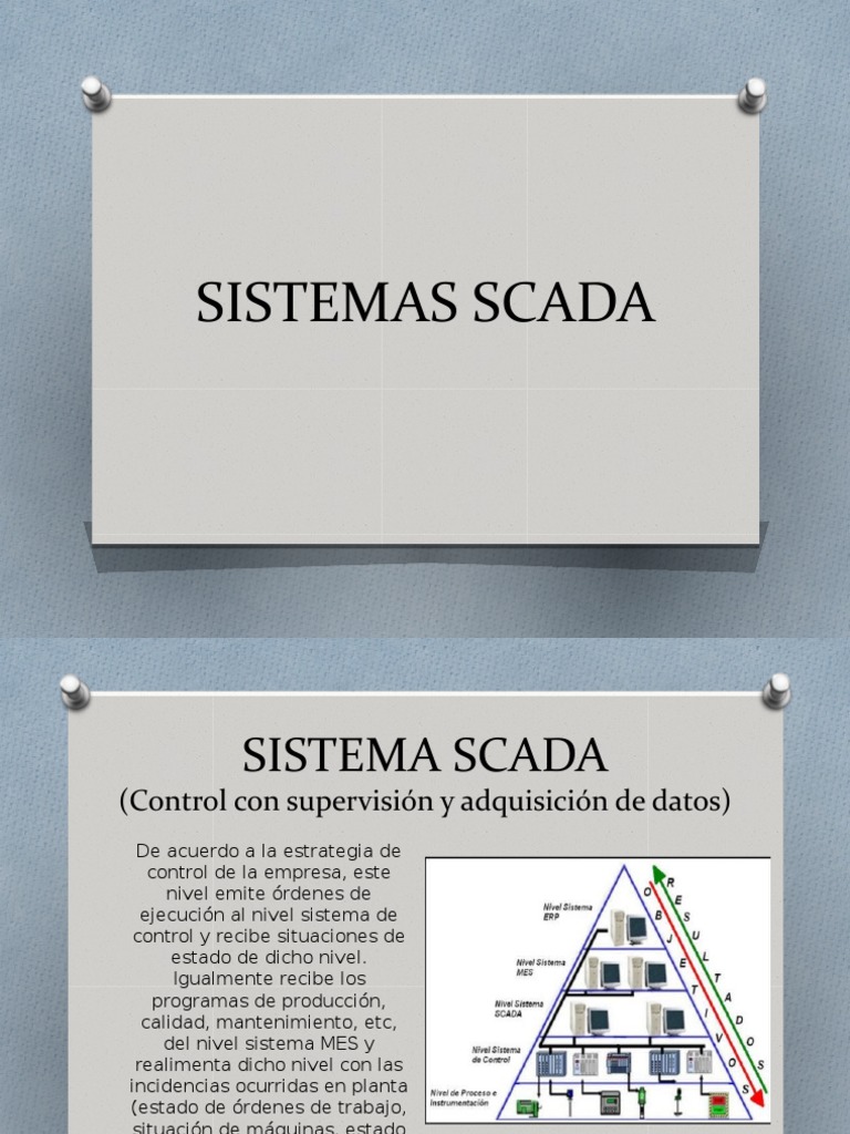 4 Nivel SCADA Presentacion | PDF | Scada | Programa de computadora
