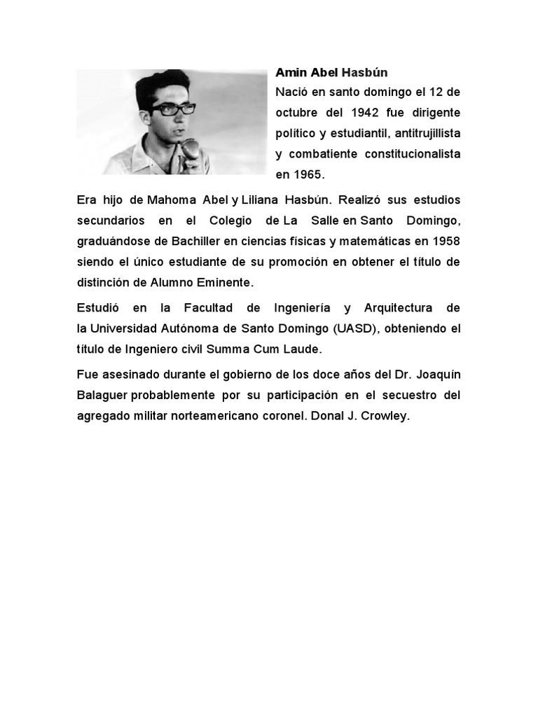 Amin Abel Hasbún | PDF | Gobierno | Agitación