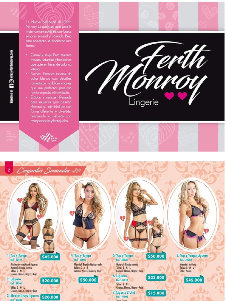 Catalogo Lencería Dulce Gatita PDF | PDF