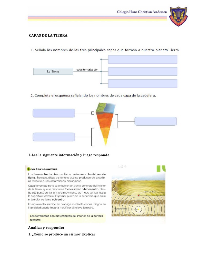 LA TIERRA Repaso Evaluación | PDF | Juegos y actividades | Historia