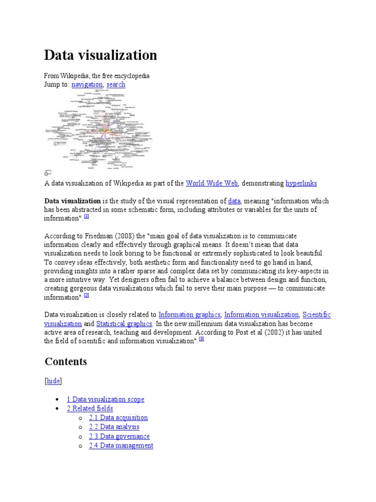 Data Visualization: From Wikipedia, The Free Encyclopedia | PDF ...